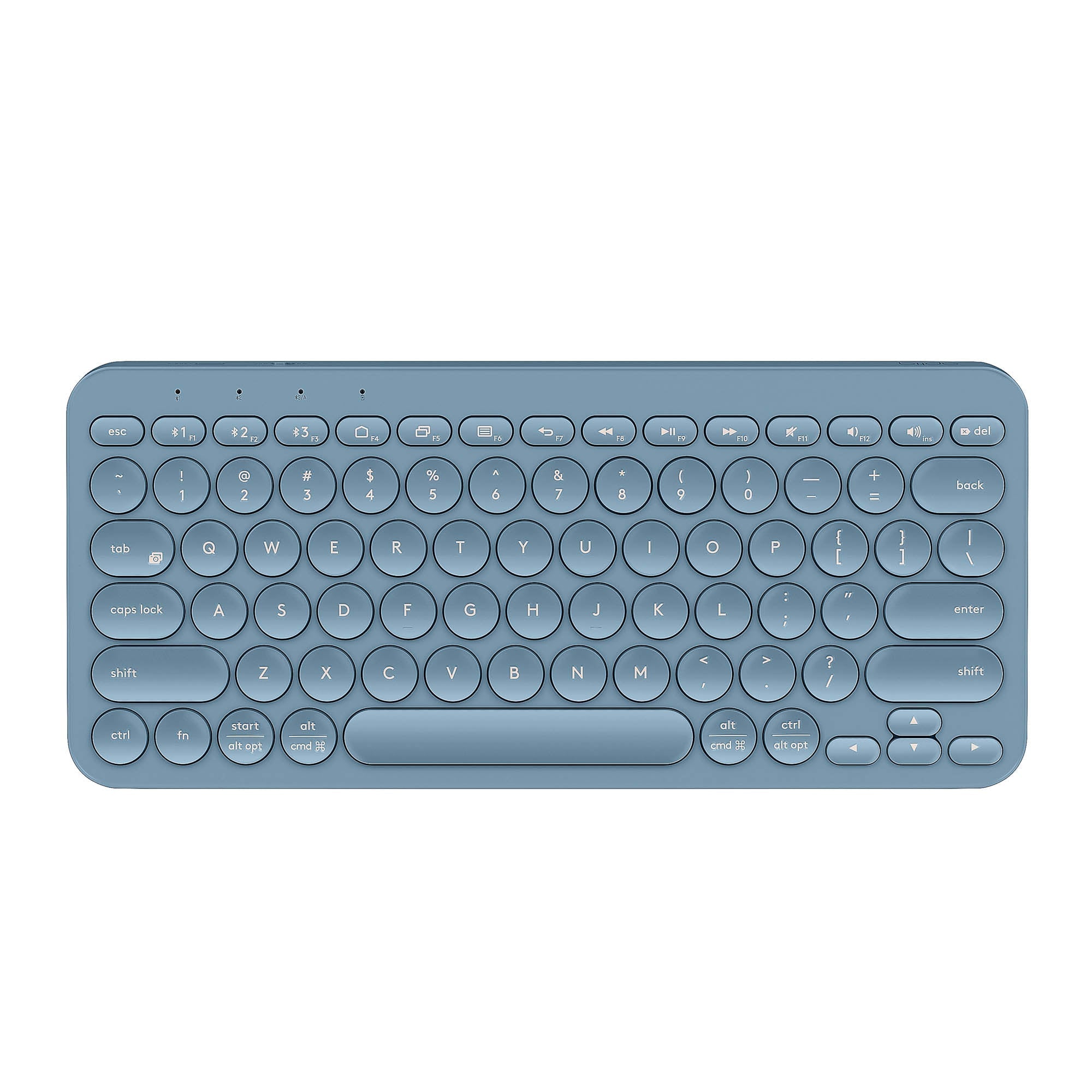 Blue Aptiq wireless keyboard, stylish and ergonomic working!