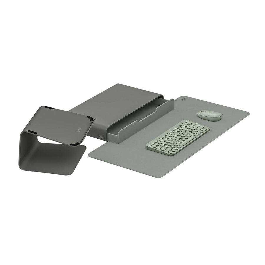 Aptiq design desk accessories in green for a stylish workplace!
