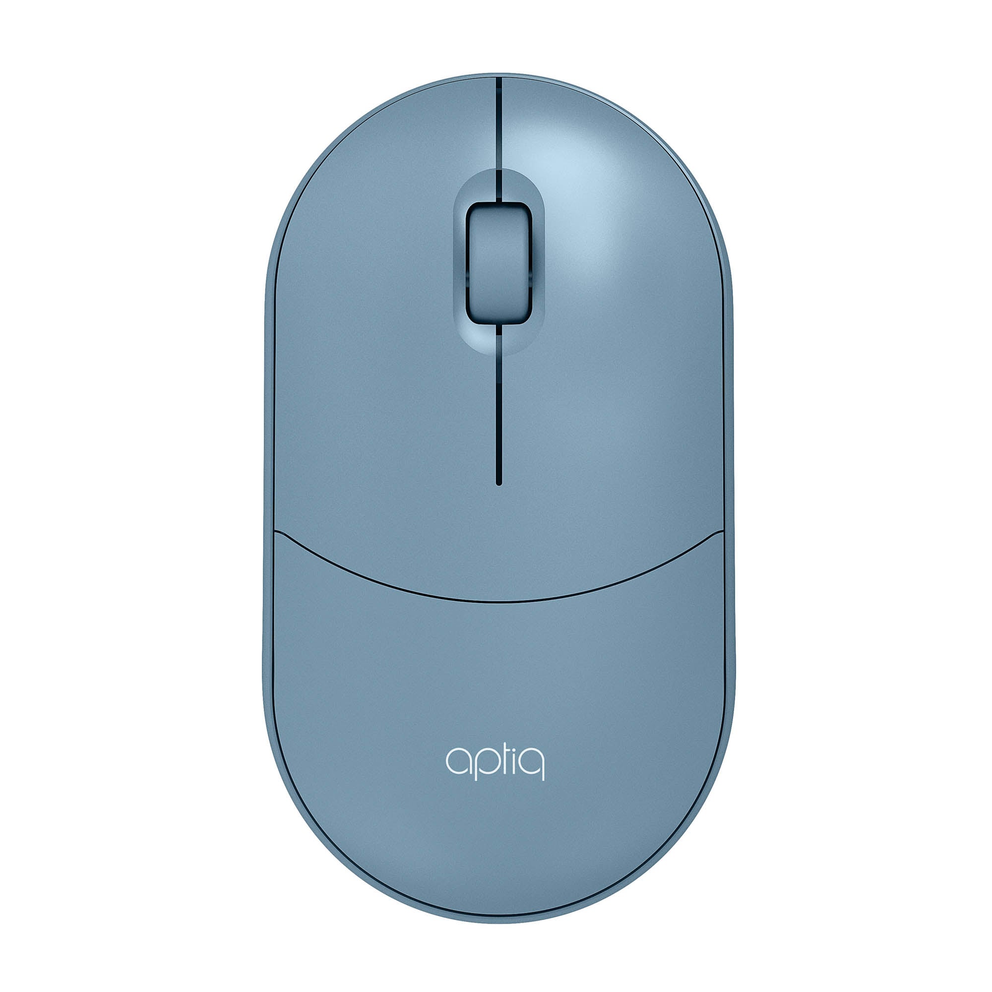 Aptiq blue wireless mouse – Stylish and comfortable design