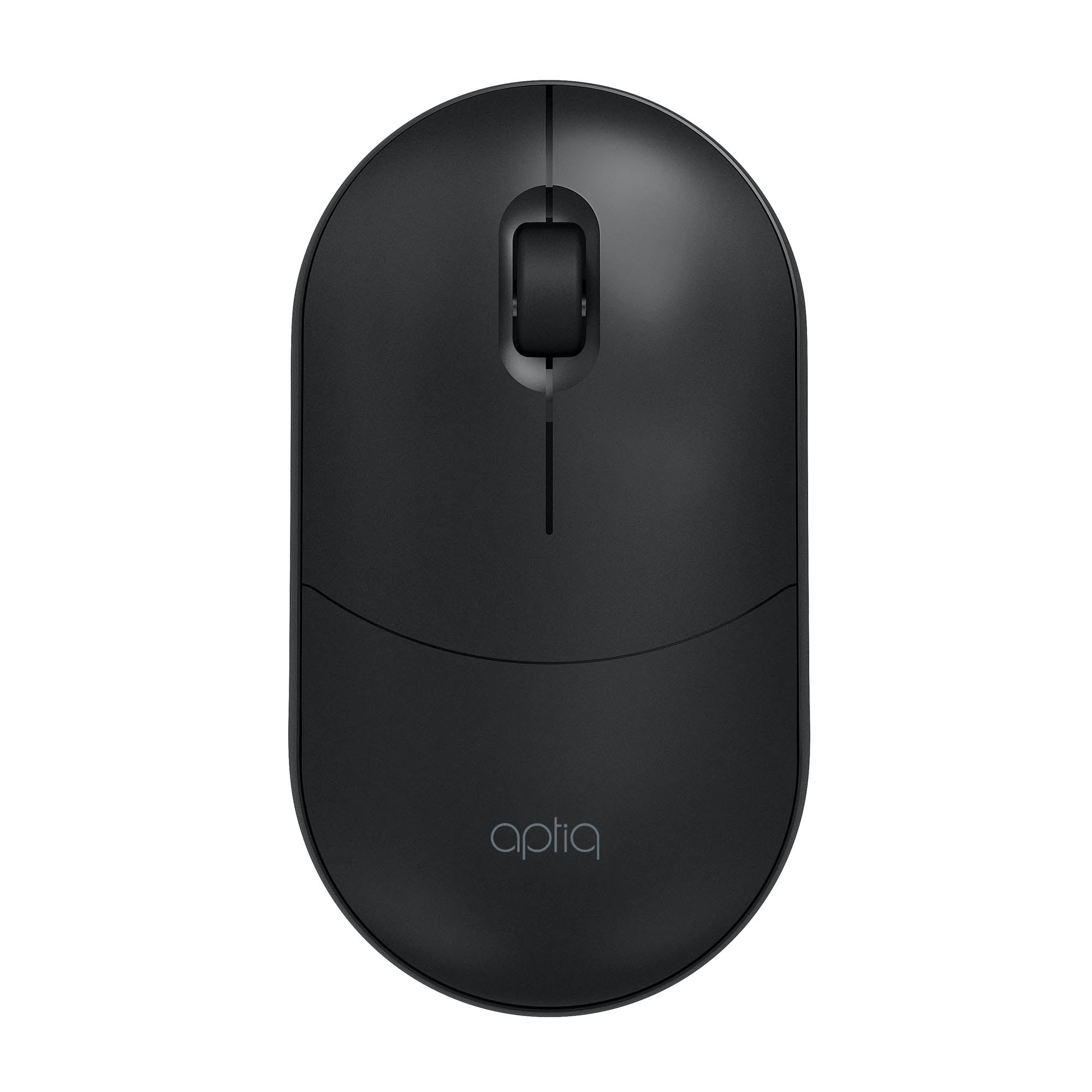 Aptiq black wireless mouse – Stylish and comfortable design